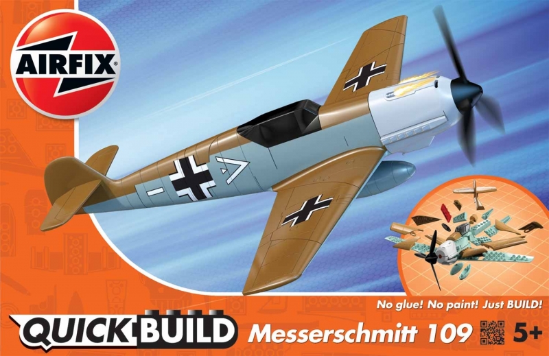 Mirax Hobbies - AIRFIX J6012 ME109E V2 QUICKBUILD AIRFIX