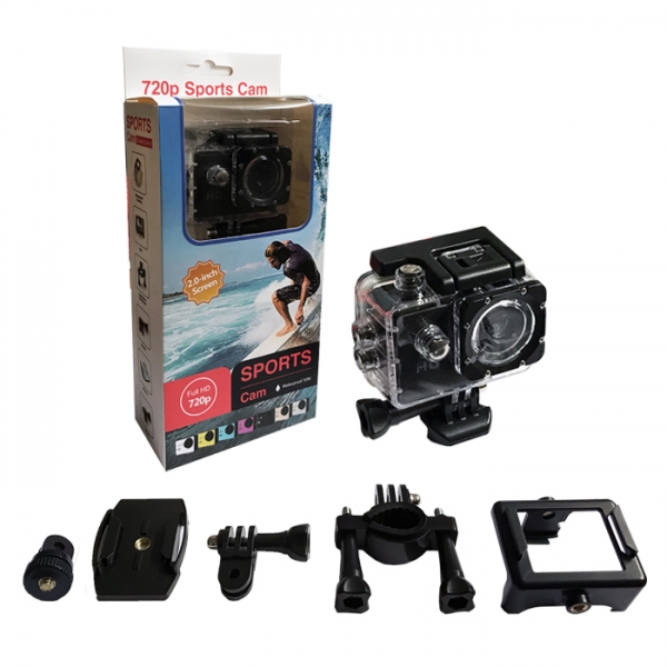 Mirax Hobbies - TOPCAM A7 SPORT CAMERA HD CON PANTALLA TOUCH