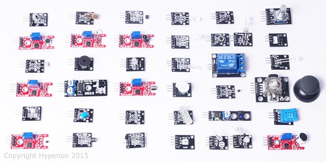 Mirax Hobbies - ZMXR 37-IN-1 SENSOR MODULE KIT FOR ARDUINO