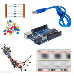 Mirax Hobbies - ZMXR UNO R3 + BREADBOARD 400 POINT + LEDS STARTER LEARNING KIT FOR ARDUINO