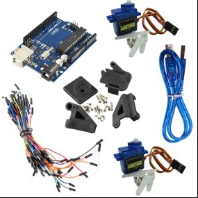 Mirax Hobbies - ZMXR ( UNO R3 + NYLON PTZ + 9G SERVOS +70 LOAVES LINE ) FOR ARDUINO KIT