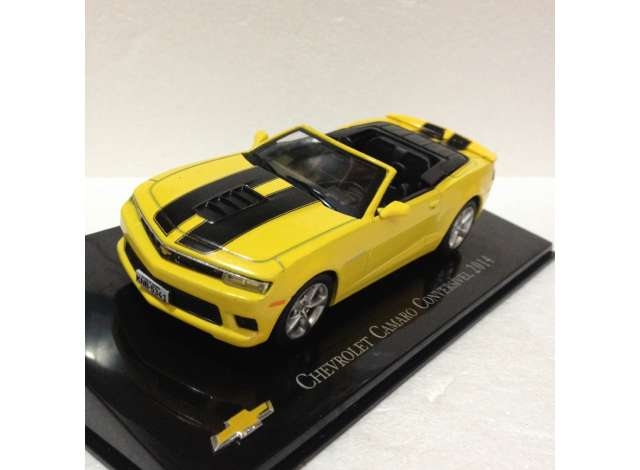 Mirax Hobbies - MAGAZINE CHECAMARO 2014 CHEVROLET CAMARO CONVERTIBLE YELLOW BLACK