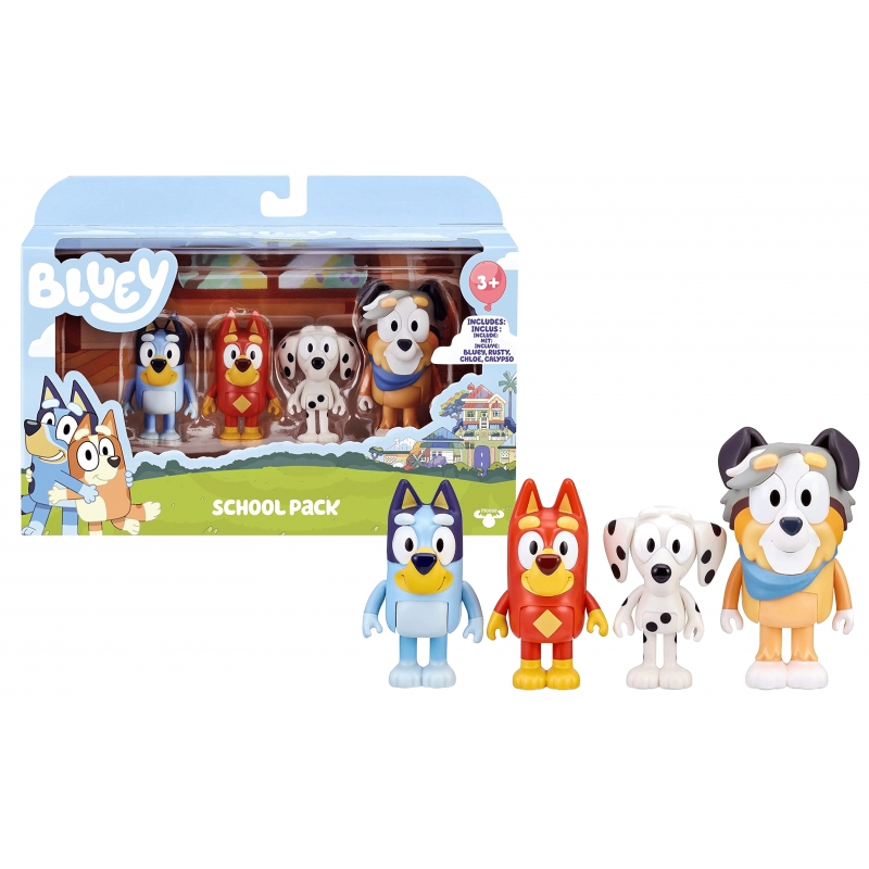 Mirax Hobbies - IMEX 13051 BLUEY SET 4 FIGURAS