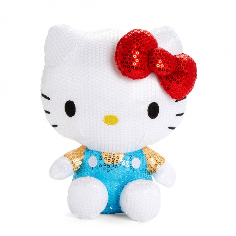 Mirax Hobbies - FIESTA 90823 HELLO KITTY 9.5PULG CLASSIC SHINY SEQUIN COLL PLUSH