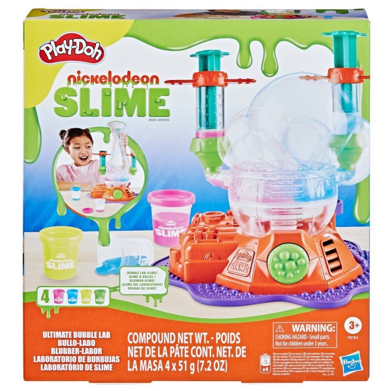 Mirax Hobbies - HASBRO F8784 PLAYDOH NIC SLIME ULTIMATE BUBBLE LAB