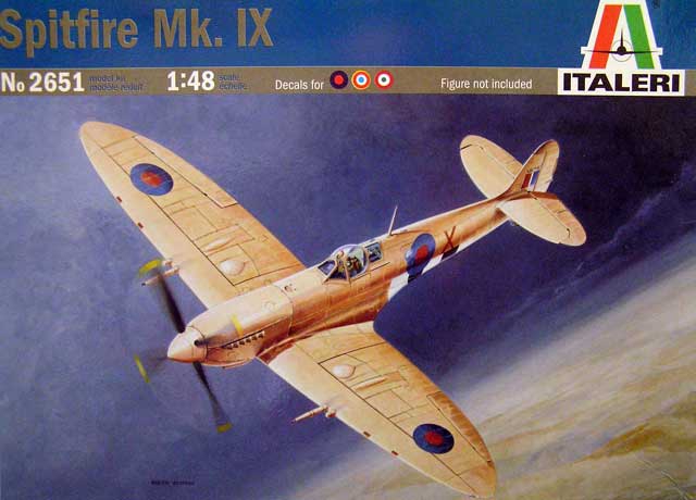 Mirax Hobbies - ITALERI 2651 1:48 SPITFIRE MK IX WWII FIGHTER