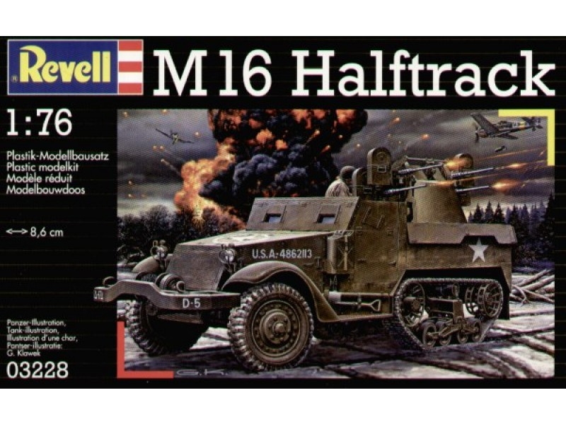 Mirax Hobbies - REVELL 03228 1:76 M 16 HALFTRACK