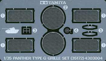 Mirax Hobbies - TAMIYA 35172 1-35 PANTHER G GRILLS