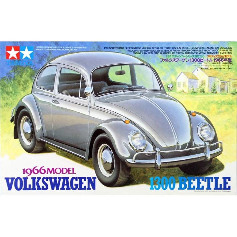Mirax Hobbies - TAMIYA 24136 BEETLE 1966 VOLKSWAGEN 1:24