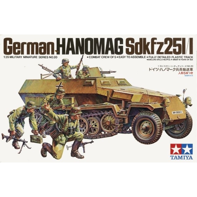 Mirax Hobbies - TAMIYA 35020 HANOMAG SDKFZ 251 1:35