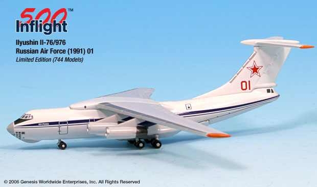 Mirax Hobbies - GENESIS A015-IF5176004 RUSSIAN AIR FORCE RED 01 IL 76 ...