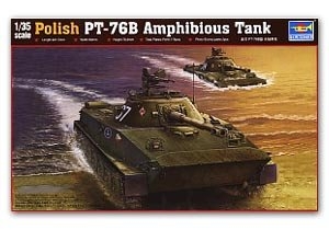 Mirax Hobbies - TRUMPETER 00382 1:35 POLISH PT 76 B AMPHIBIOUS TANK