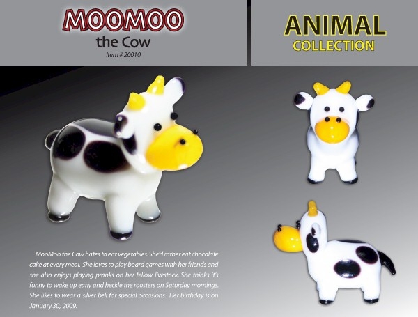 Mirax Hobbies - GLASS 20010 MOOMOO COW