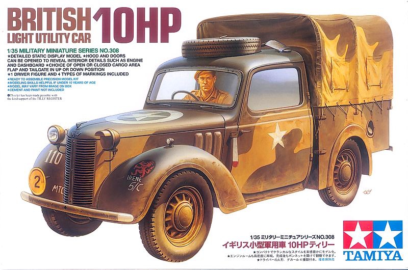 Mirax Hobbies - TAMIYA 35308 1:35 BRITISH LT UTILITY CAR 10HP C FIG