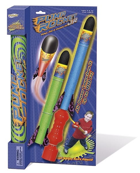 Mirax Hobbies - GEOSPACE 12915 PUMP ROCKET JR 2 ROCKET SET ( PEGGABLE ...