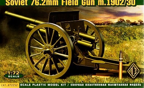 Mirax Hobbies - ACE 72252 1:72 76.2MM ( 3 INCH ) SOVIET GUN MODEL 1902/ ...