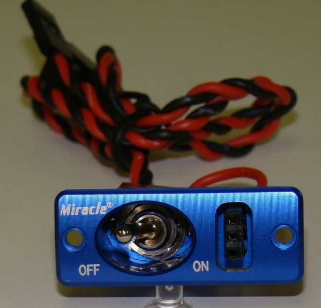 Mirax Hobbies - MIRACLE J-005 SQUARE SINGLE SWITCH BLUE