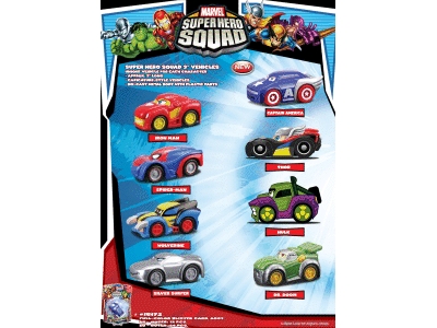 Mirax Hobbies - MAISTO 15172 SUPER HERO SQUAD SQUAD CARS, ASSORTED