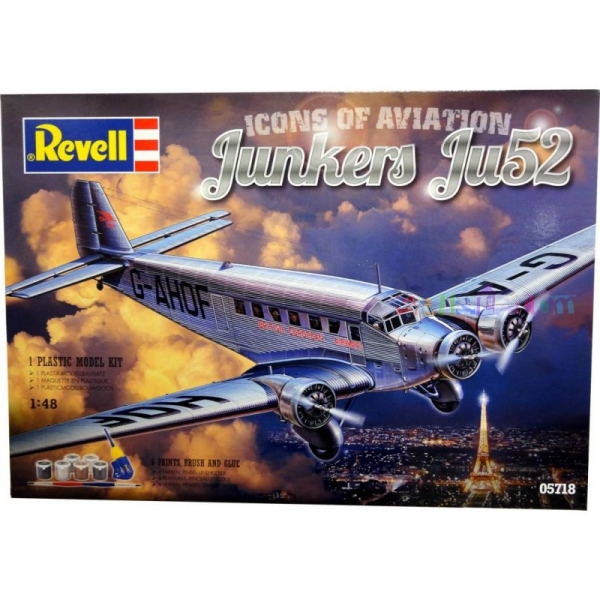Mirax Hobbies - REVELL 05718 GIFT SET JU 52 3M 1:48
