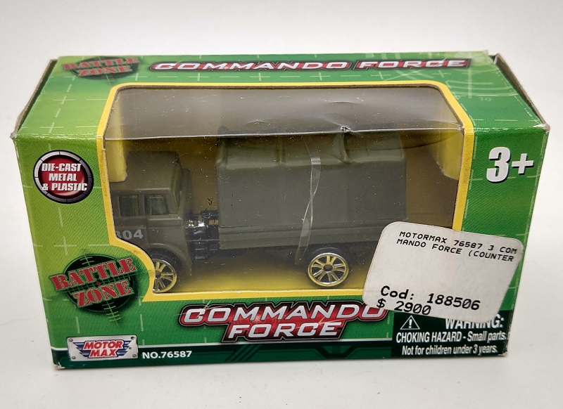 Mirax Hobbies - MOTORMAX 76587 3 COMMANDO FORCE ( COUNTER DISPLAY )