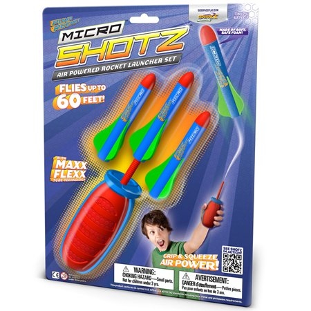Mirax Hobbies - GEOSPACE 12960 PUMP ROCKET MICRO SHOTZ W 3 ROCKETS