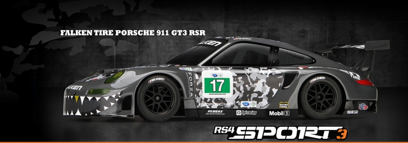 Mirax Hobbies - HPI 114350 RS4 SPORT 3 FLUX RTR WITH FALKEN PORSCHE 911 ...
