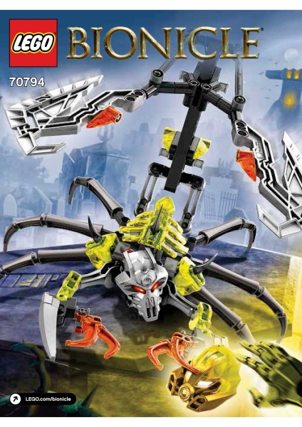Mirax Hobbies - LEGO 70794 BIONICLE ESCORPION CALAVERA