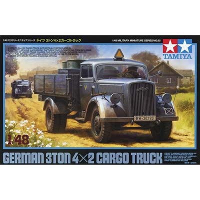 Mirax Hobbies - TAMIYA 32585 1:48 GERMAN 3 TON 4X2 CARGO TRUCK