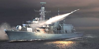 Mirax Hobbies - TRUMPETER 04547 HMS TYPE 23 FRIGATE MONMOUNTH F235 1:350