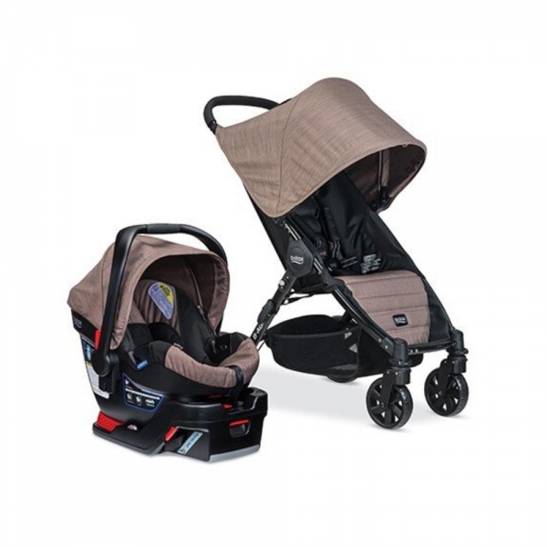 Mirax Hobbies - BRITAX S04145000 TRAVEL SYSTEM B-AGILE 4 FOSSIL BROWN
