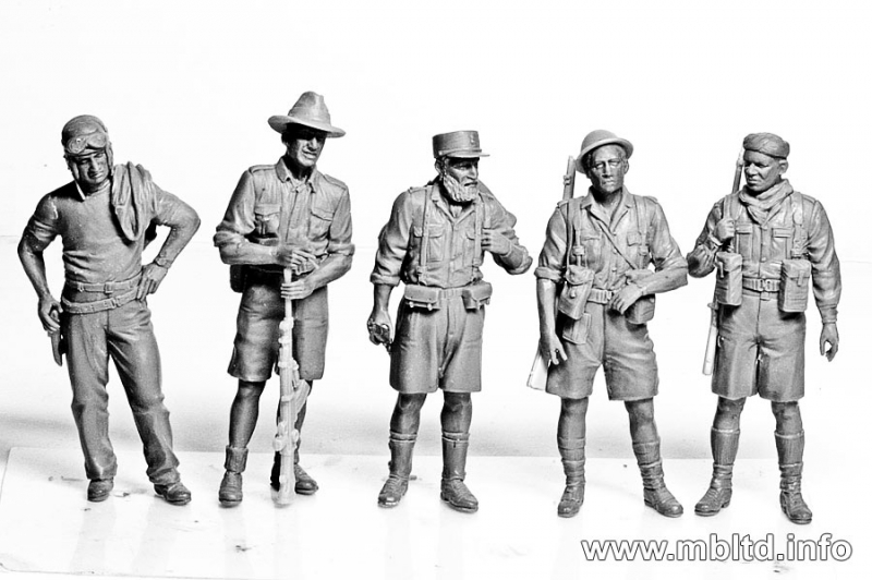 Mirax Hobbies - MB 3594 ALLIED FORCES WWII NORTH AFRICA DESERT BS