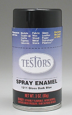 Mirax Hobbies - TESTORS 1211 SPRAY GLOSS DARK BLUE