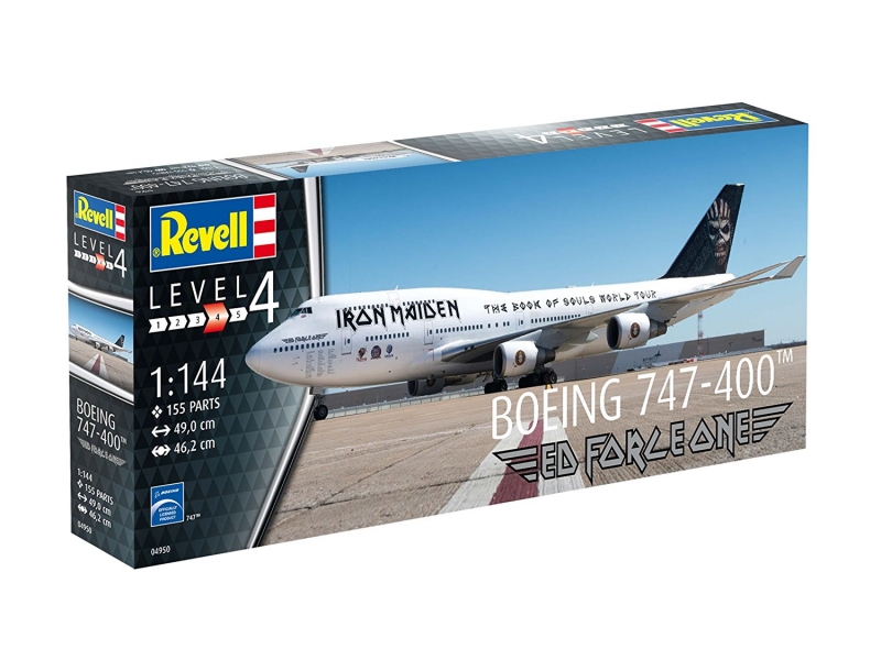 Mirax Hobbies - REVELL 04950 BOEING 747 400 IRON MAIDEN 1:144