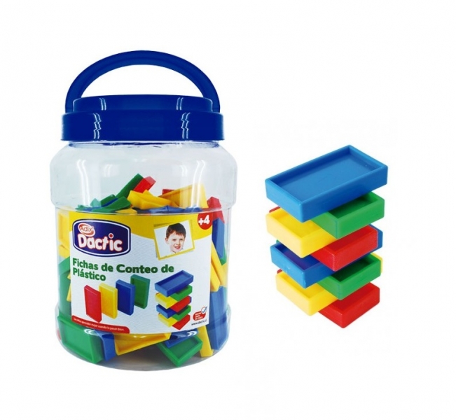 Mirax Hobbies - DACTIC D101020 FICHA CONTEO PLASTICO 100 UNID