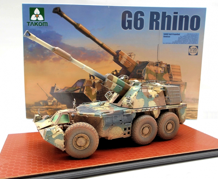 Mirax Hobbies - TAKOM 2052 1:35 SANDF SELF PROPELLED HOWITZER G6 RHINO