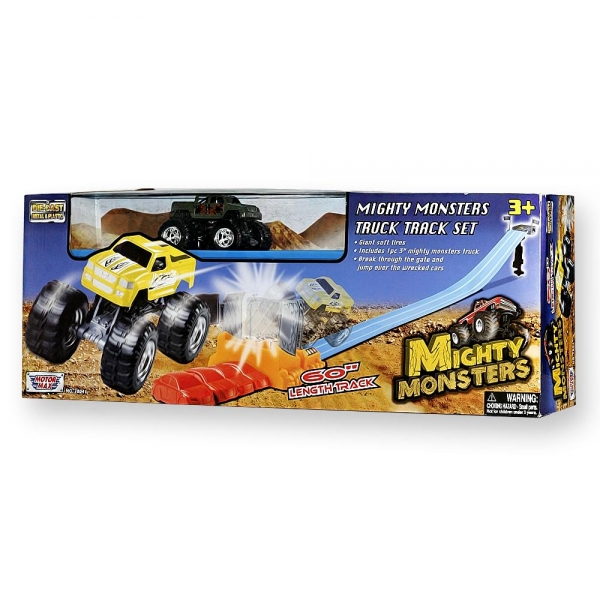 Mirax Hobbies - MOTORMAX 78041 MIGHTY MONSTERS TRUCK TRACK SET W 1 ...
