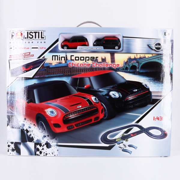 Mirax Hobbies - POLISTIL 96067 MINI COOPER CHICANE CHALLENGE FIGURE 8 ...