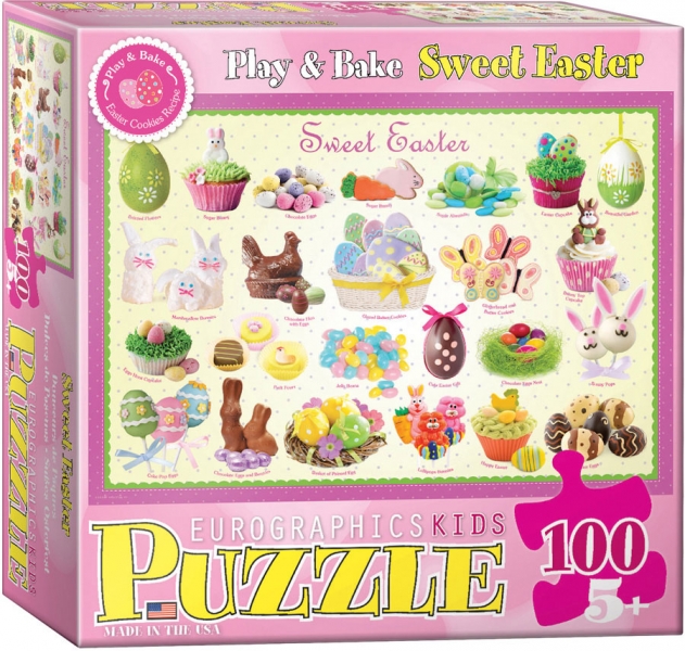 Mirax Hobbies - EUROGRAPHICS 6100-0541 SWEET EASTER PUZZLE 100 PIEZAS