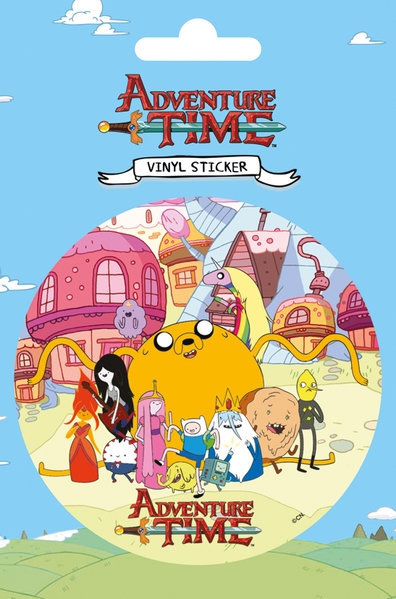 Mirax Hobbies - SMARTCIBLE STICKER ADVENTURE TIME GROUP