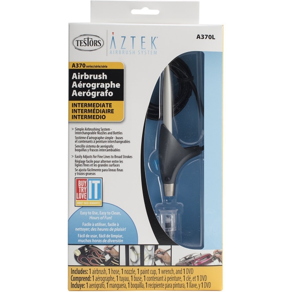 Mirax Hobbies - AZTEK A370L INTERMEDIATE DOUBLE ACTION AIRBRUSH SET