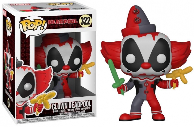 Mirax Hobbies - FUNKO 31120 POP MARVEL DEADPOOL PLAYTIME DEADPOOL CLOWN