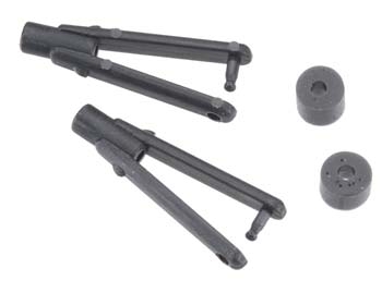 Mirax Hobbies - DUBRO 975 LONG ARM MICRO CLEVIS ( 062 PULG ) BLACK ( 2 ...