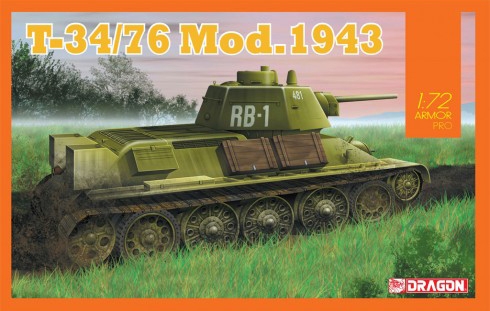 Mirax Hobbies - DRAGON 7596 1:72 T 34/76 MOD 1943