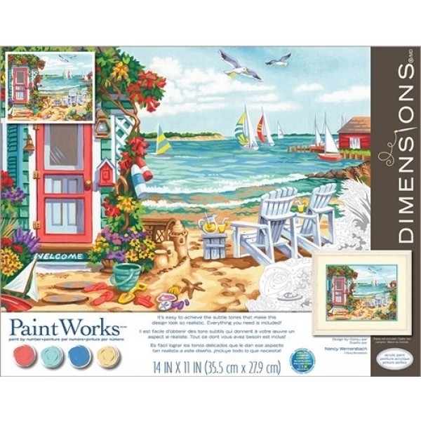 Mirax Hobbies - DIMENSIONS 91676 SUMMERTIME INLET ( BEACH, CHAIRS ...