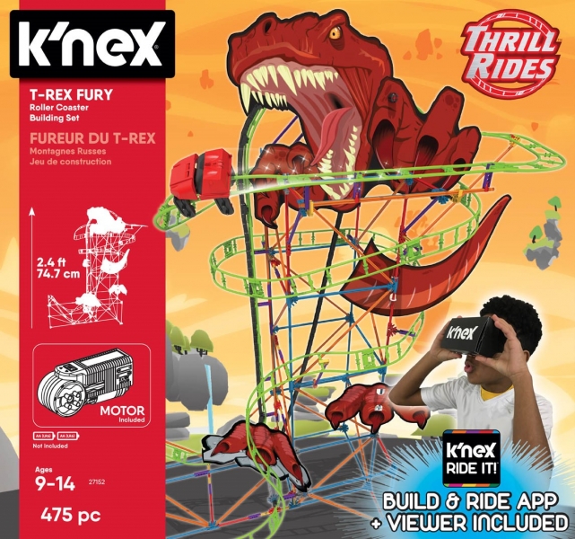 Mirax Hobbies - KNEX 27152 T REX FURY ROLLER COASTER