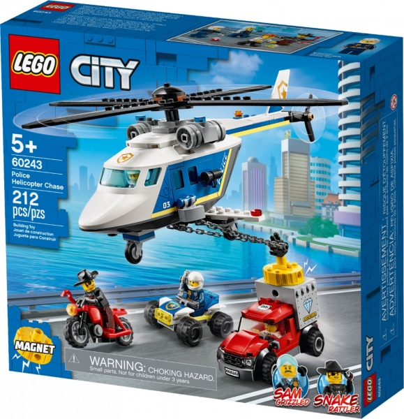 Mirax Hobbies - LEGO 60243 CITY POLICE HELICOPTER CHASE