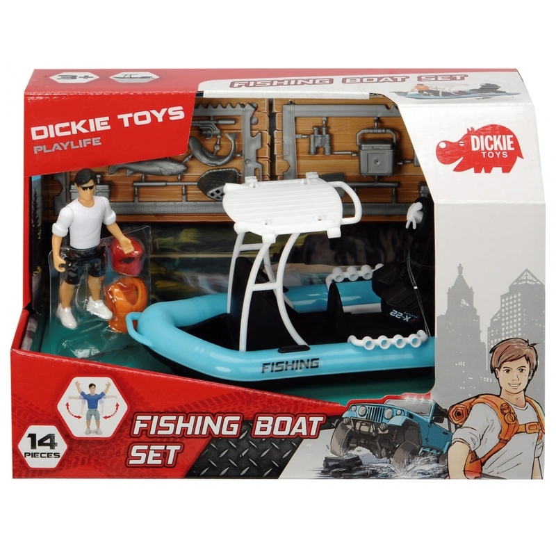 Mirax Hobbies - SMOBY 3833004 DICKIE FISHING BOAT