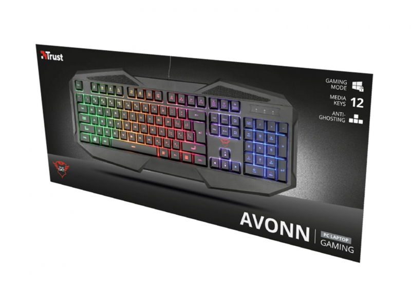 Mirax Hobbies - TRUST GAMER 22279 GXT 830RW AVONN KEYBOARD ES