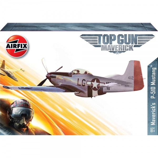 Mirax Hobbies - AIRFIX 00505 1:72 TOP GUN MAVERICKS P 51D MUSTANG