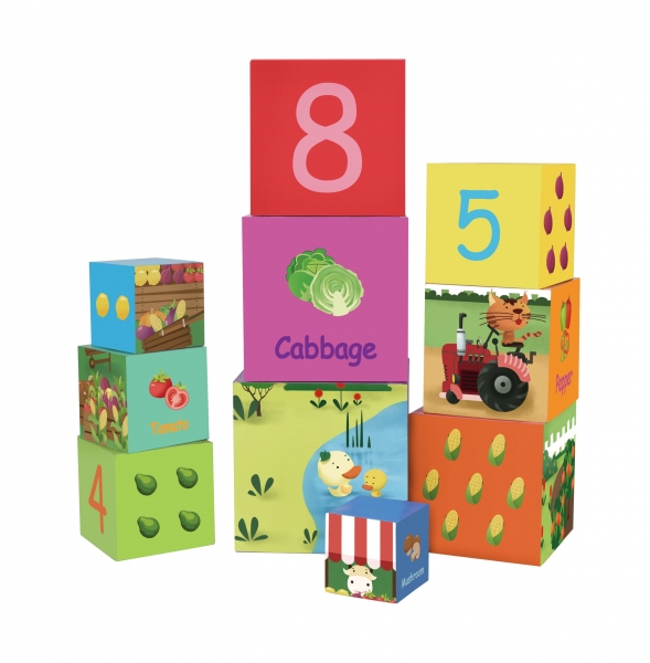 Mirax Hobbies - CLASSICWORLD 20028 VEGETABLE STACKING CUBES